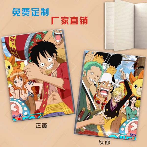 One Piece Notebooks - Luffy One Piece Cartoon Anime School Office ...