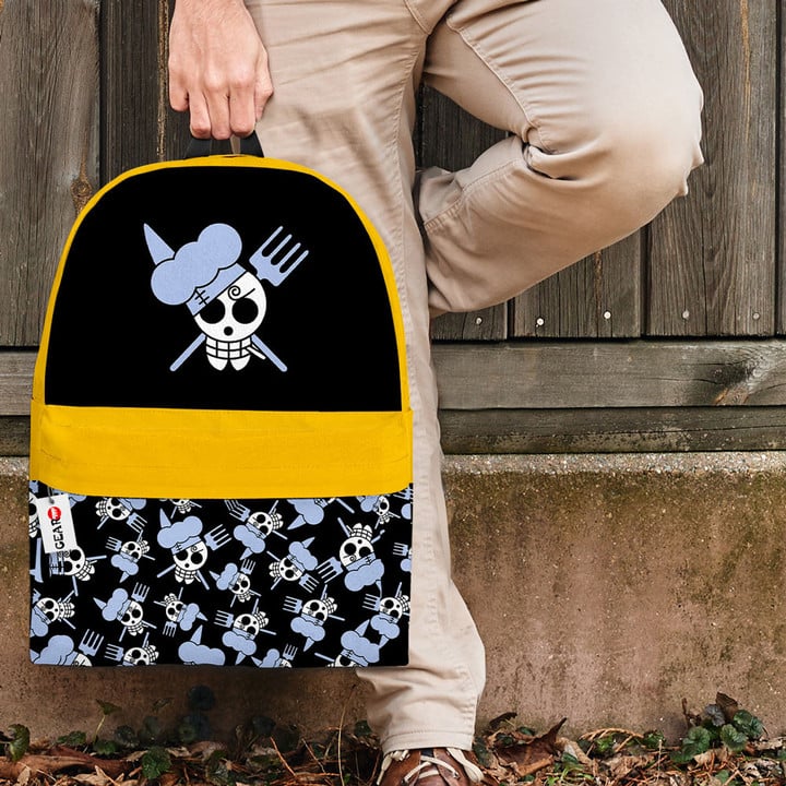 One Piece Backpacks - Vinsmoke Sanji Symbol Anime Backpack | One Piece ...