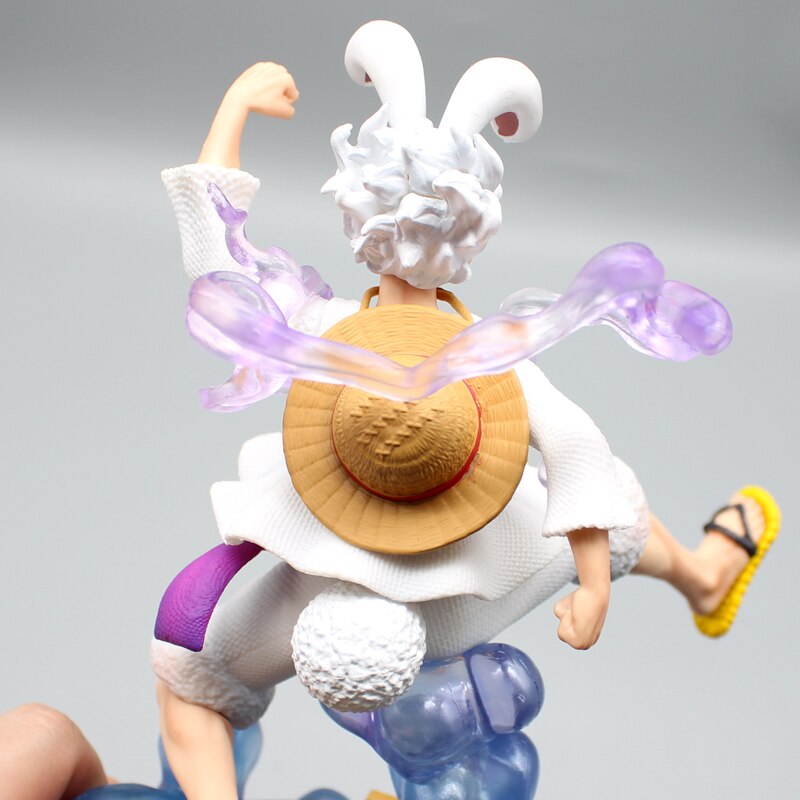 One Piece Figures - 20cm Monkey D. Luffy Nika White Rabbit Anime Figure ...
